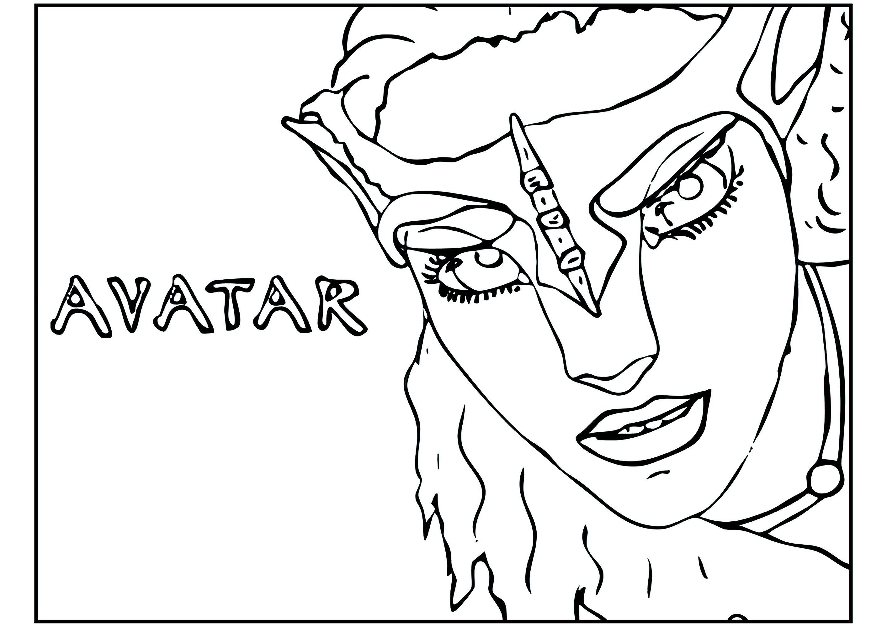 Disegni da colorare per bambini di avatar - 55023 - Pagine Avatar da ...