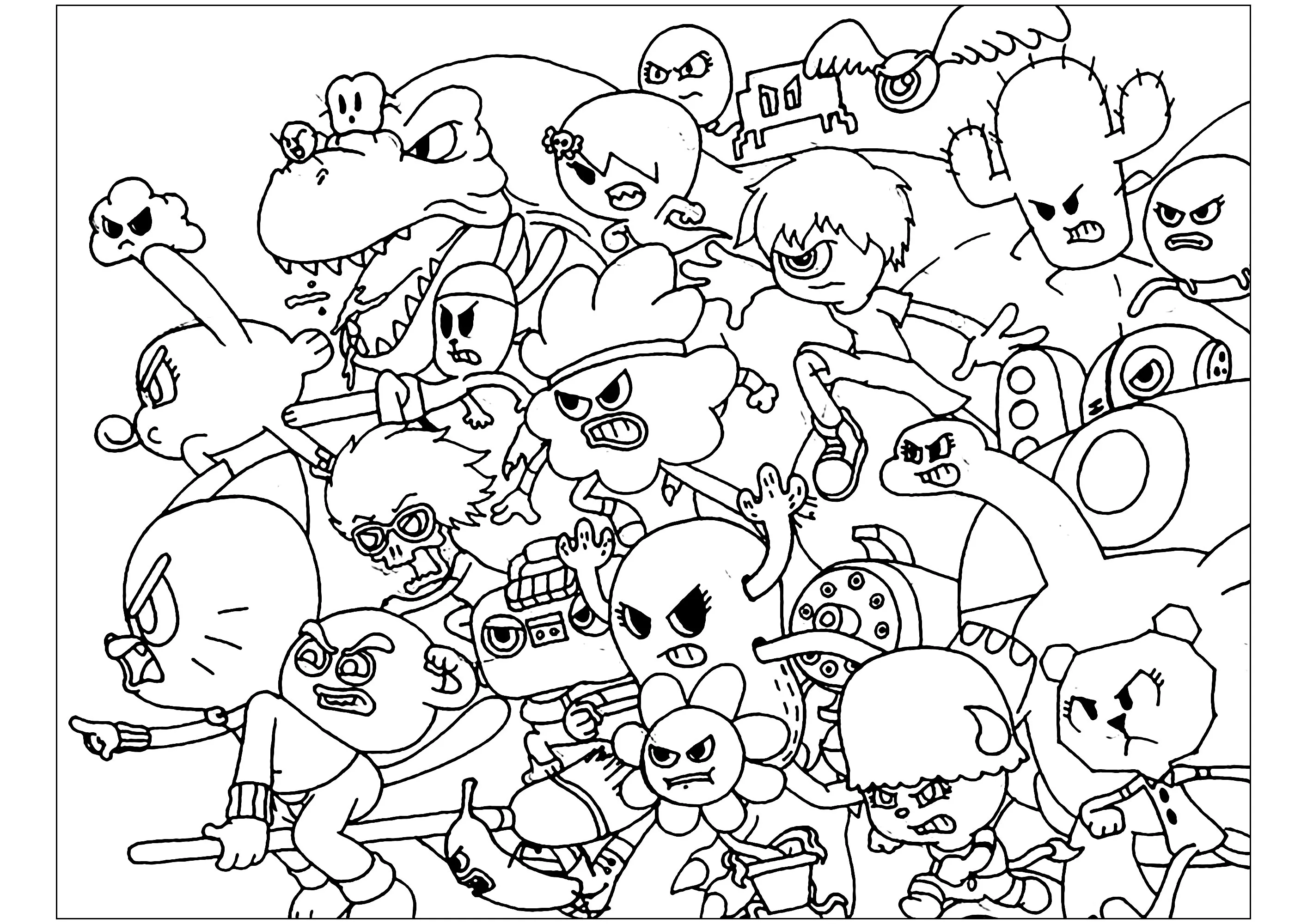 Tutti i personaggi del Mondo incredibile di Gumball - Pagine Il Mondo Incredibile di Gumball da ...