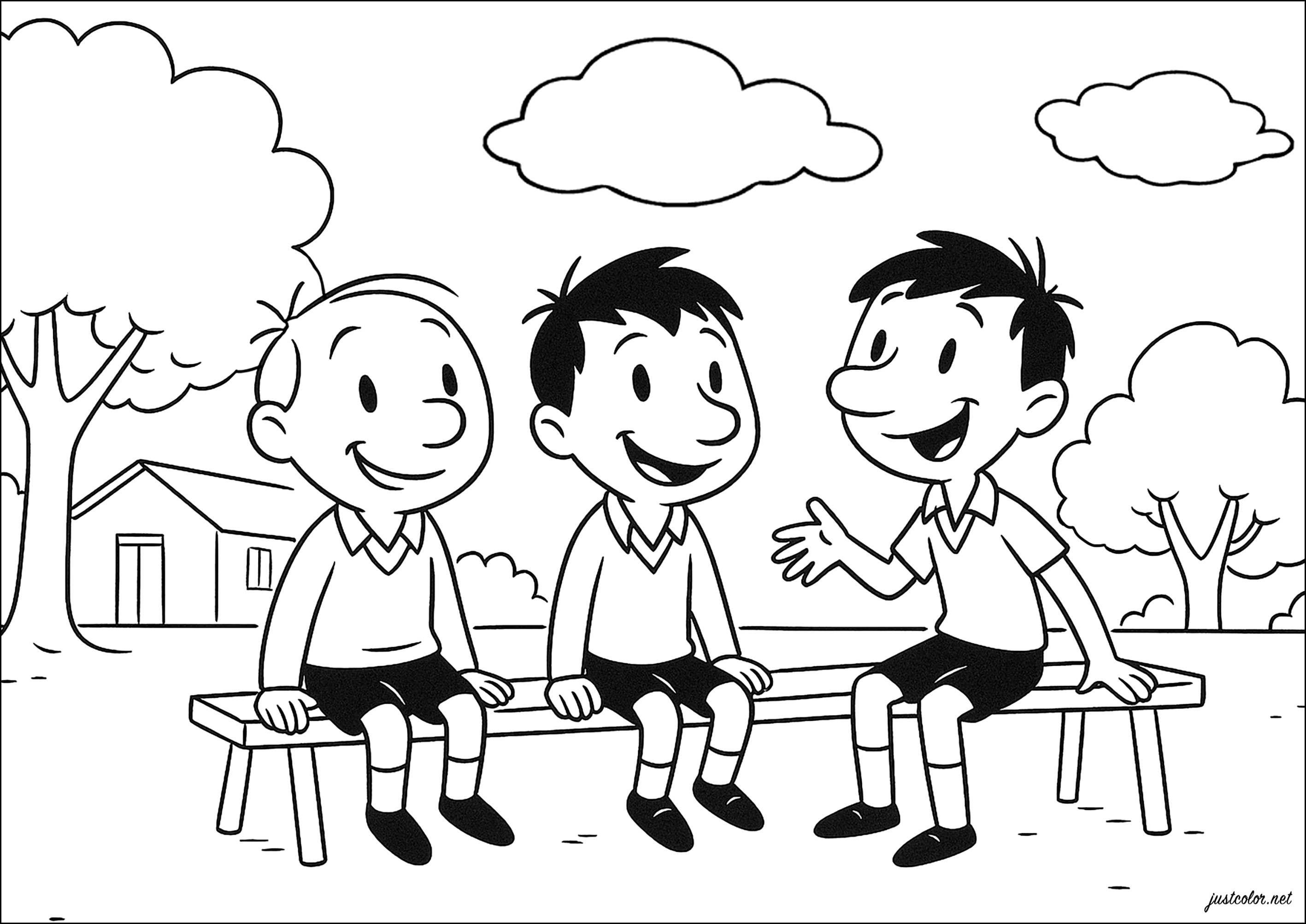 Nicolas e i suoi amici nel cortile della scuola - Pagine Il piccolo ...