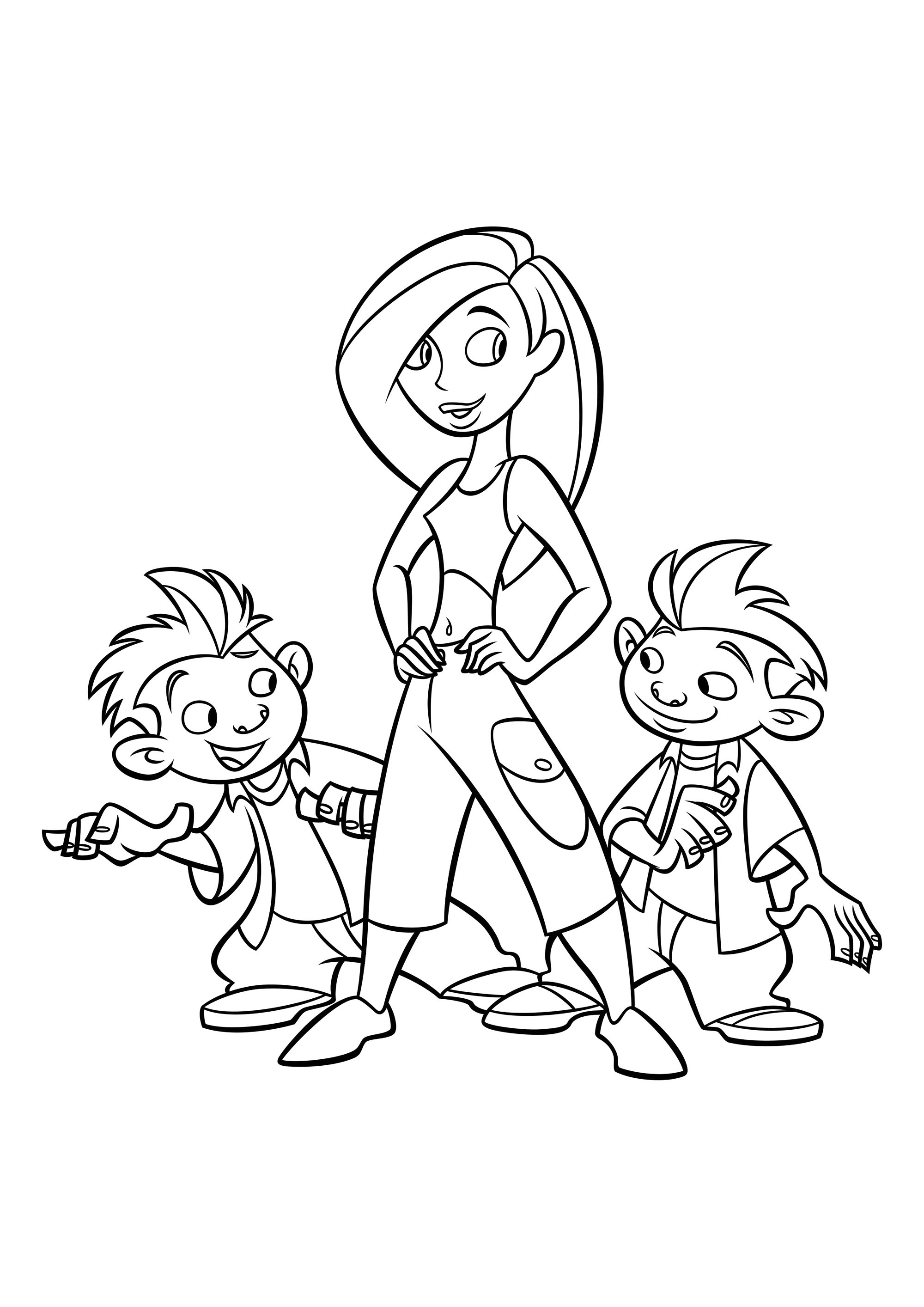 - Pagine Kim Possible da Colorare - Pagine Kim Possible da Colorare