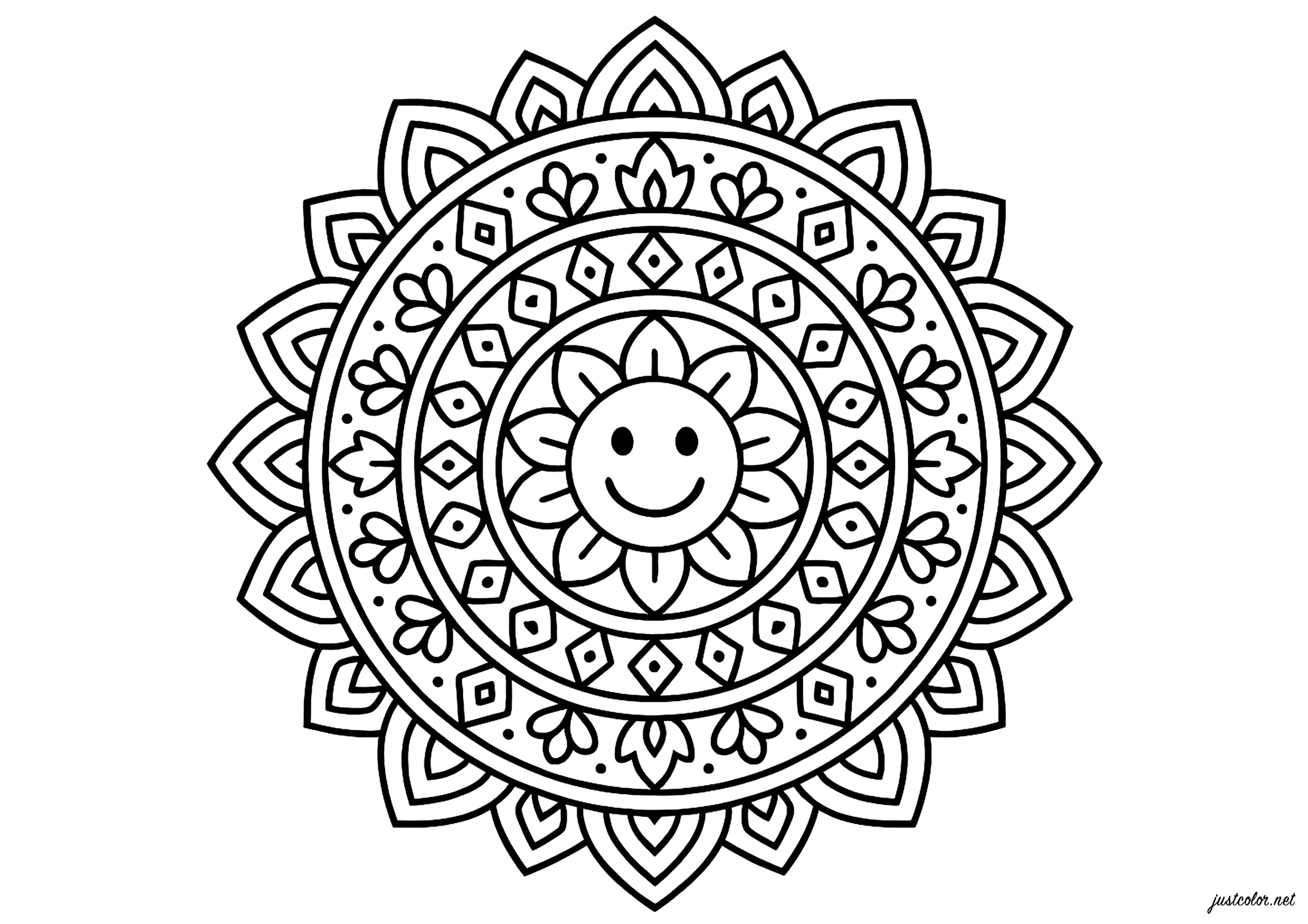Disegni Da Colorare Geometrici Per Bambini 30 Disegni Da Colorare