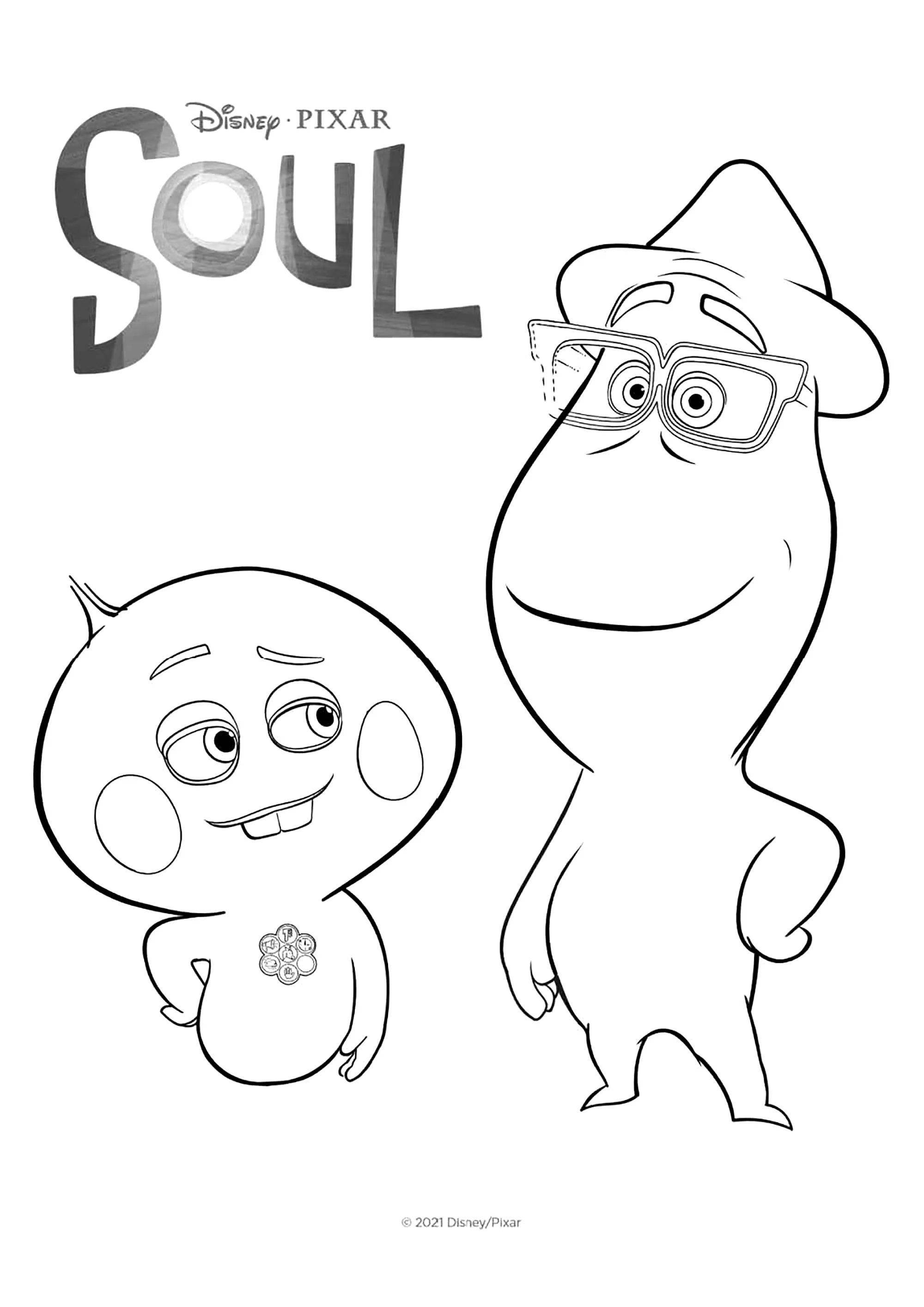 Soul: Joe e - 22 - Pagine Soul da Colorare