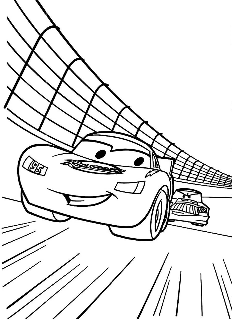Coloriage de Cars à colorier pour enfants - Coloriages de Cars à imprimer