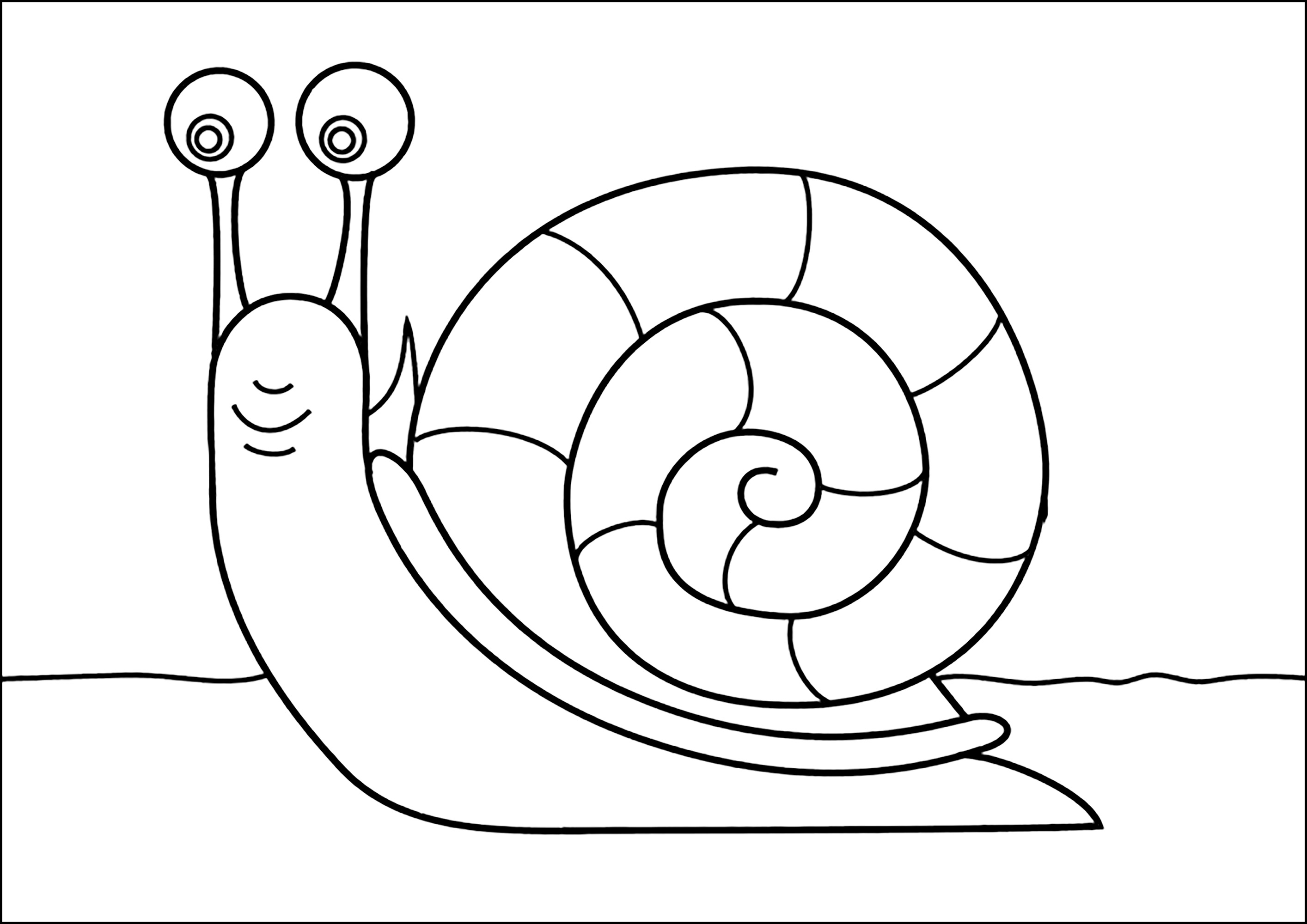 Coloriage Escargot Caracol Coquille Hugo Colorat Melci Pintar Animaux ...