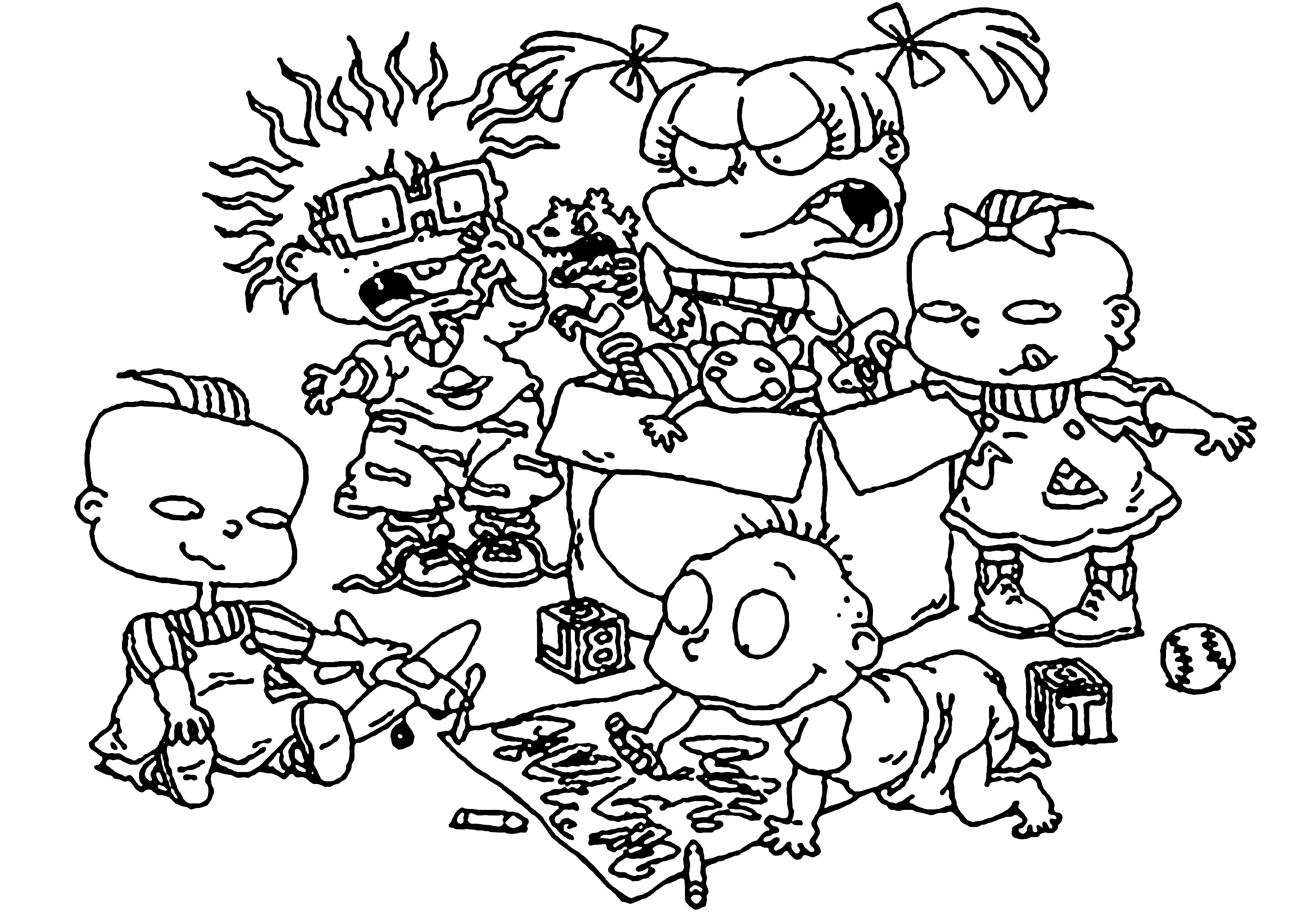Rugrats Razmoket Rollinger Stampare Ausmalbilde Tegninger Disegni ...