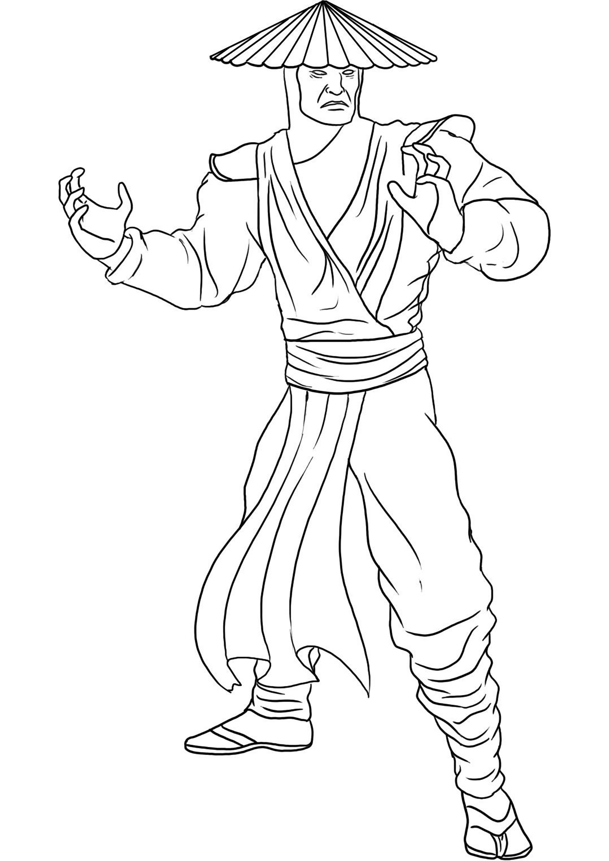 Mortal kombat - 00010 - Coloriages de Mortal Kombat à imprimer