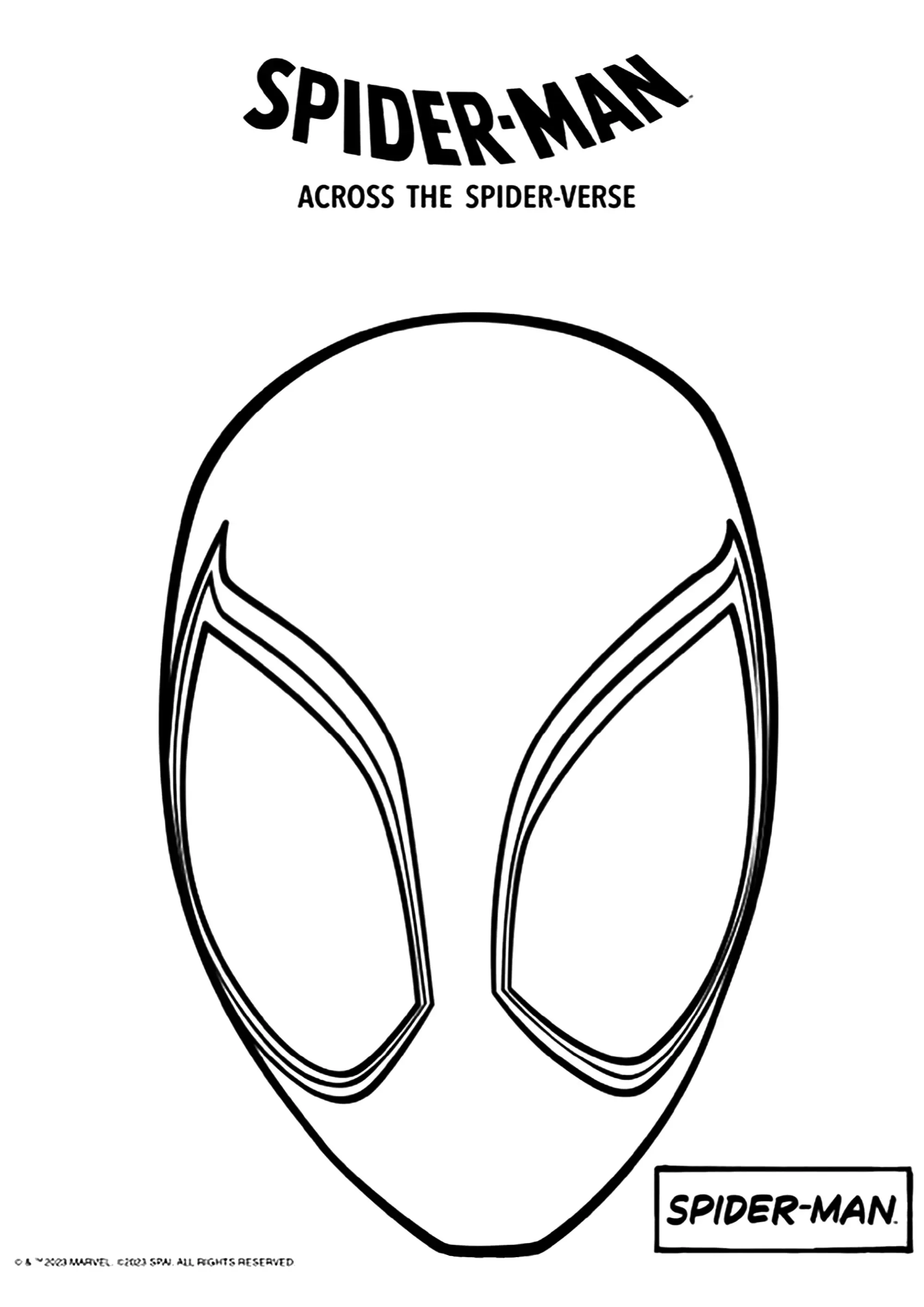 Spider-Man (Miles Morales) - Coloriages de Spider-Man : Across the ...