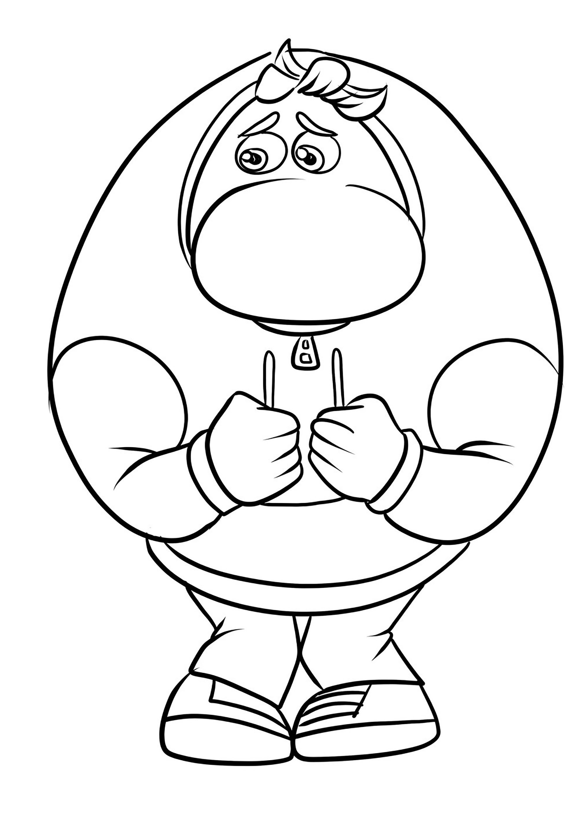 Embarras : nouveau personnage attachant - Coloriages de Vice Versa 2 à ...