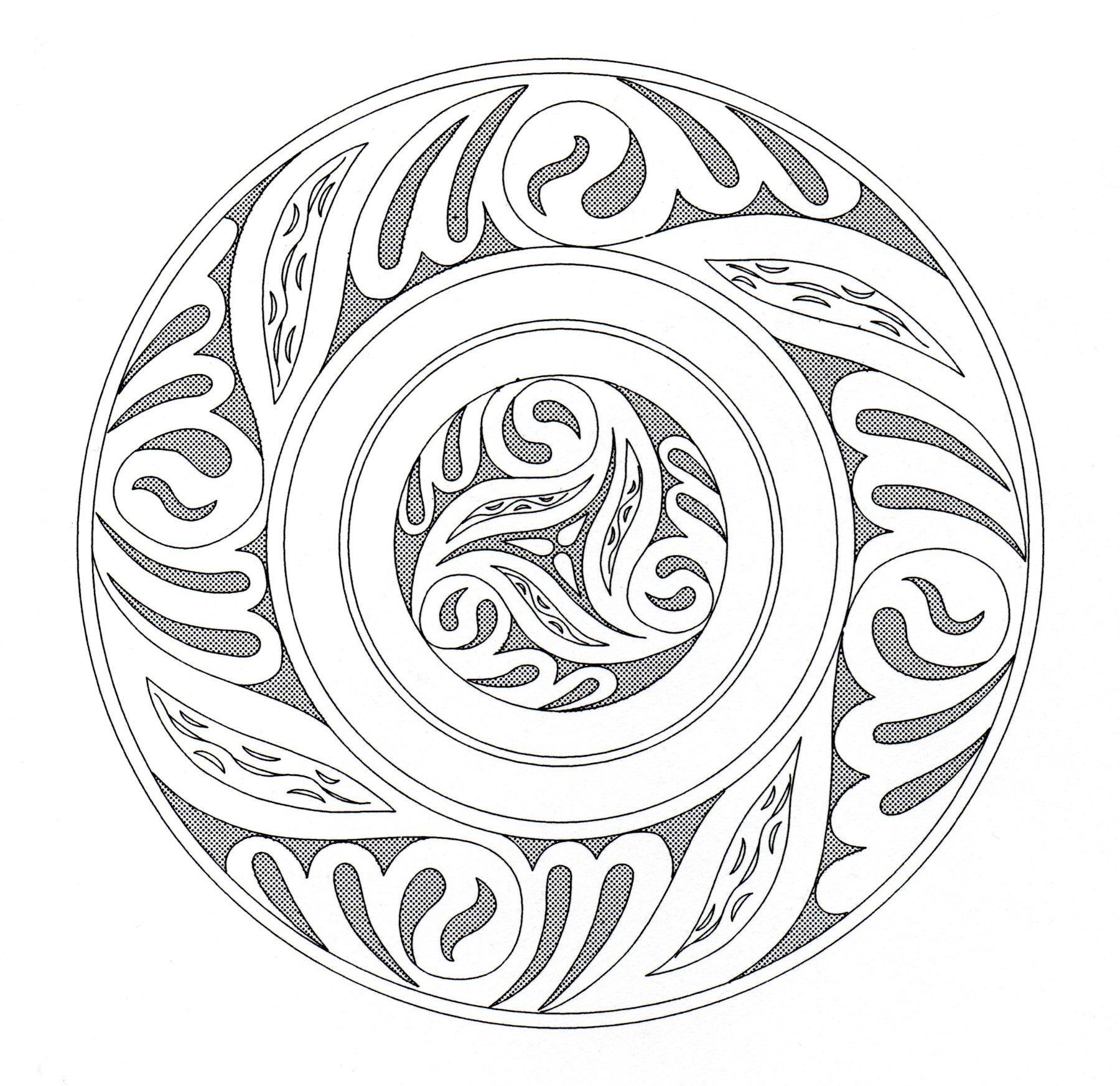 Celtico Colorear Medievales Lettrine Letra Lettres Lettering ...