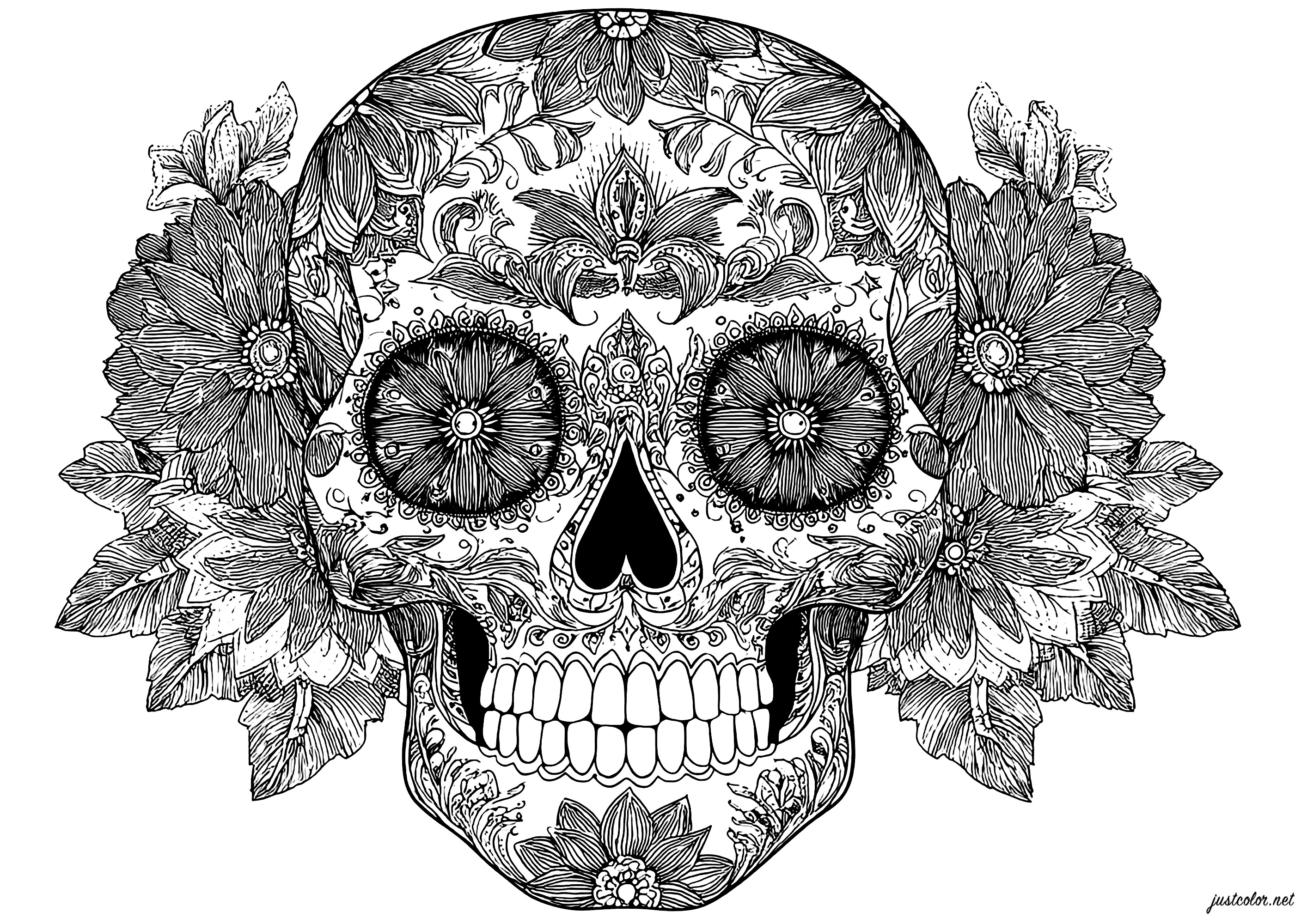 calaveras blanco