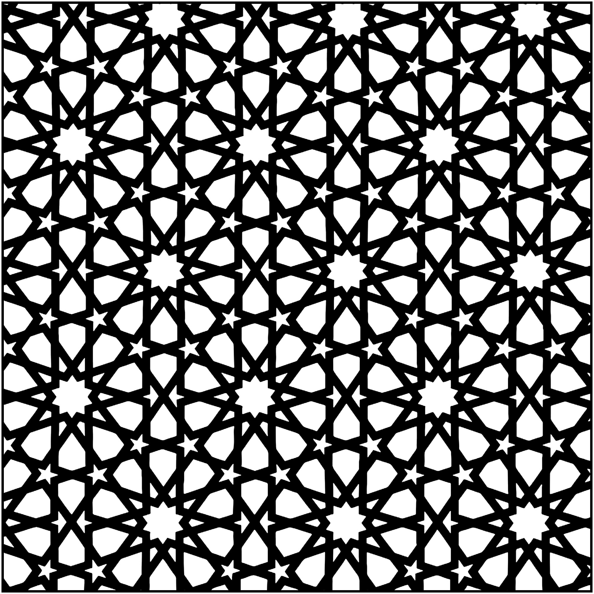 Arte morisco: líneas gruesas y estrellas - Páginas de Arte Morisco para ...