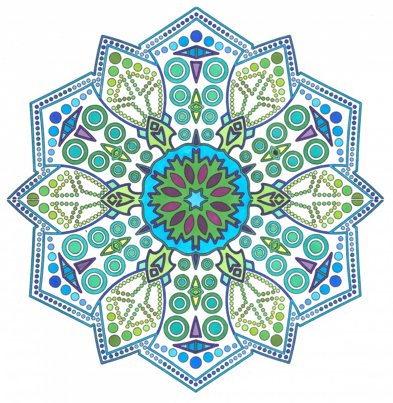 Mandala Anti stress "dentelles" - Mandalas avec Motifs géométriques ...