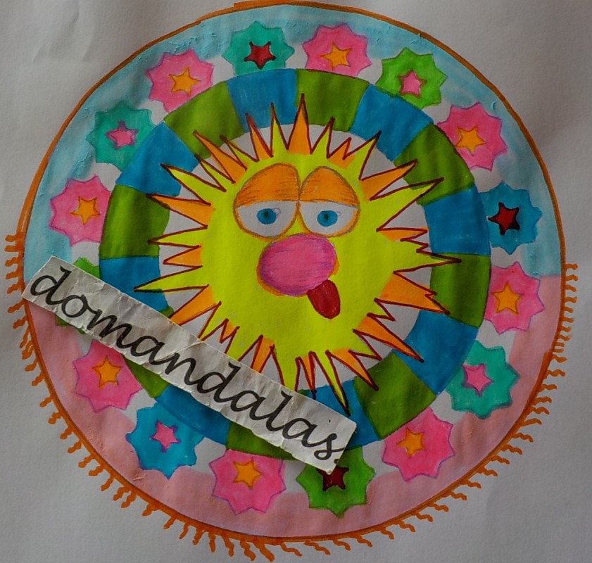 Mandala with smiling face - Easy Mandalas for kids - 100% Mandalas Zen ...