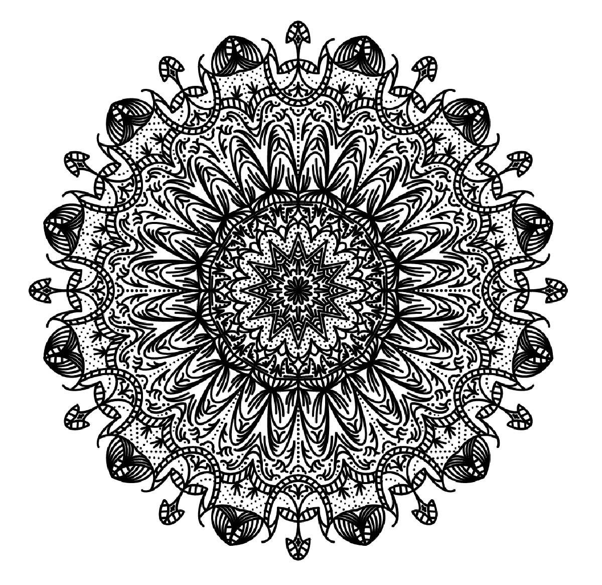 Mandalas Disegni Da Colorare Per Adulti