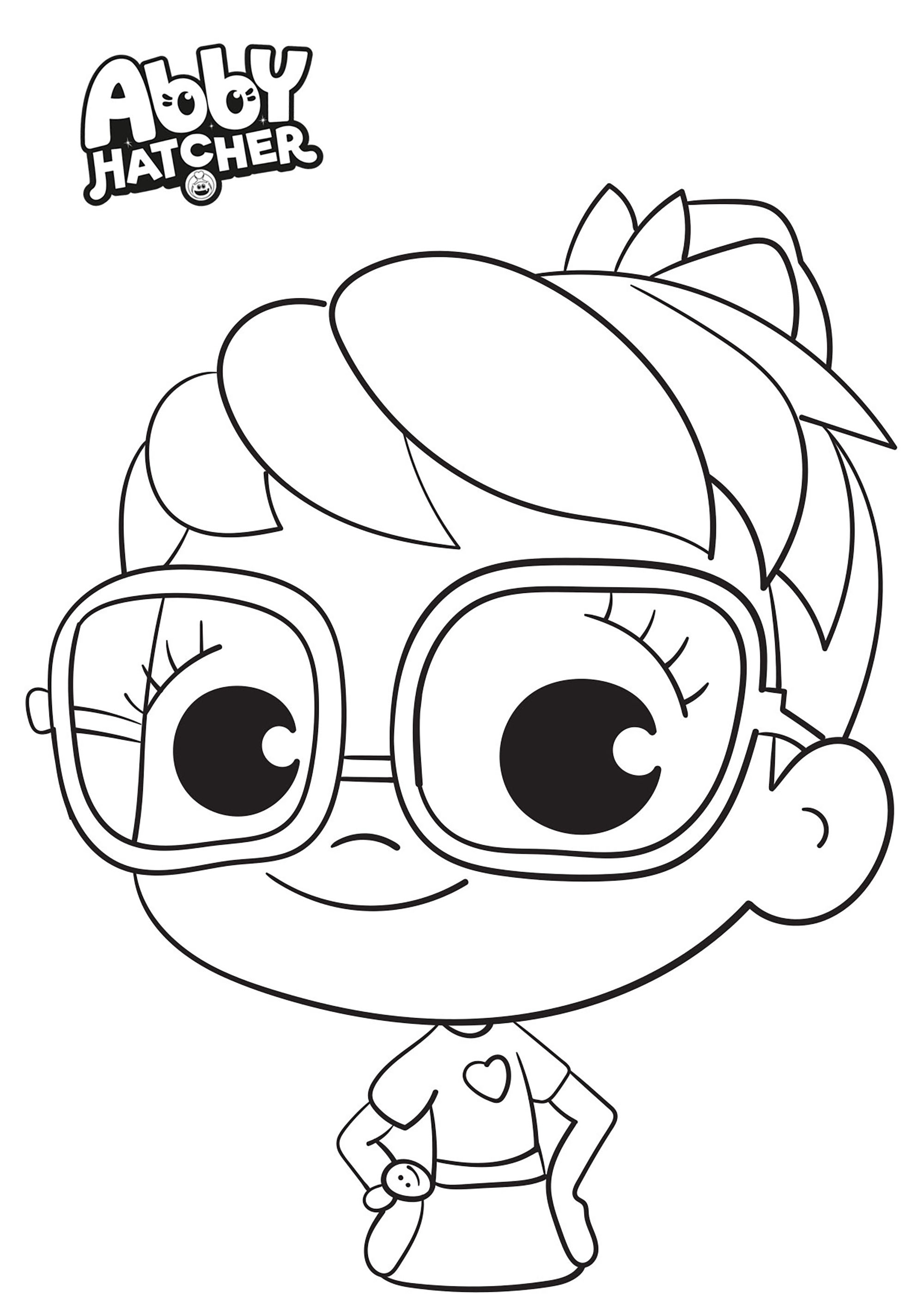 Simple coloriage de Abby Hatcher - Abby Hatcher Coloring Pages