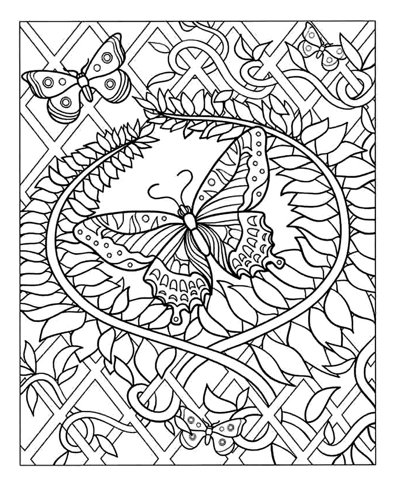 Free Difficult Coloring Pages