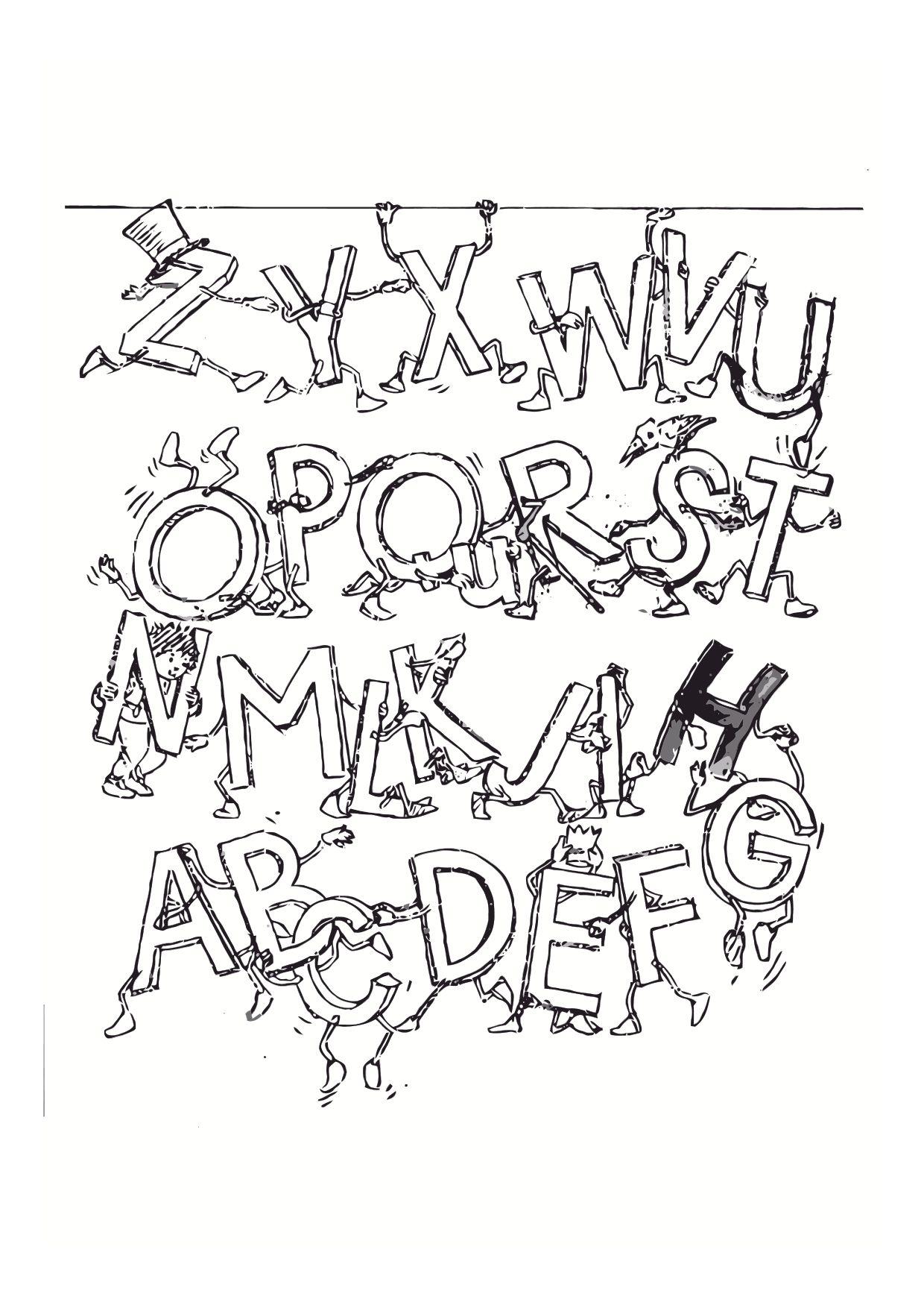 Coloriage Alphabet Alphabet Kids Coloring Pages Coloriage Alphabet Alphabet Kids Coloring Pages