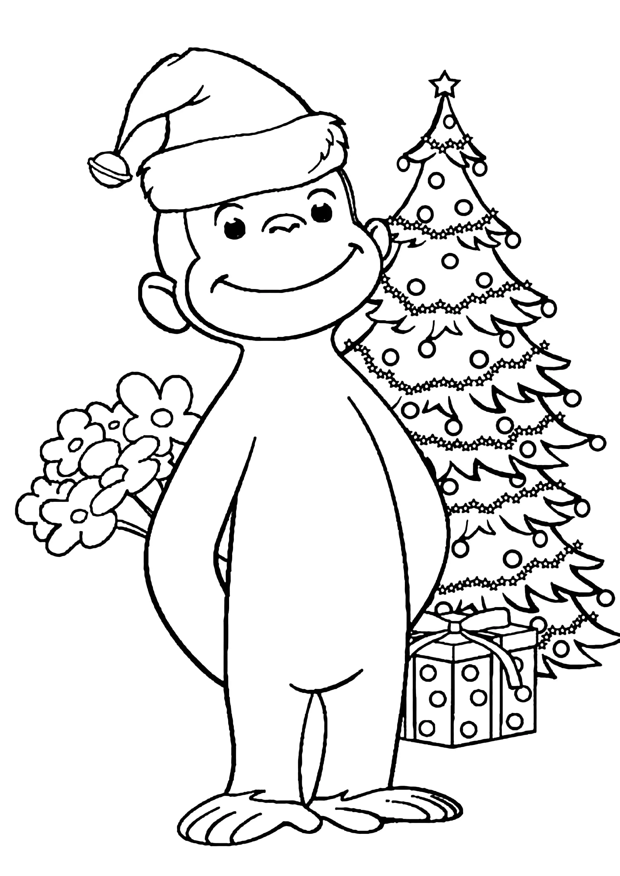 curious george coloring sheet