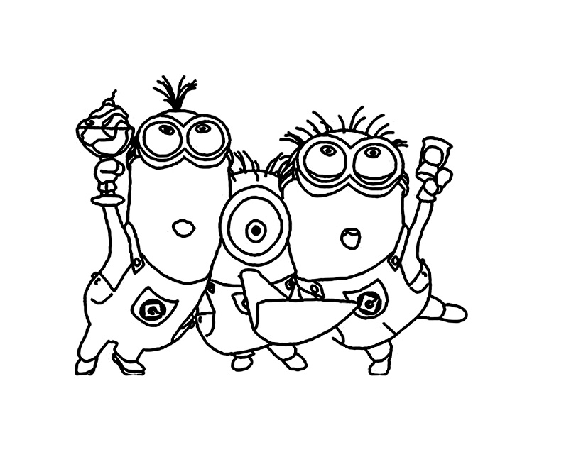 Despicable Me coloring page to print - Despicable Me Coloring Pages
