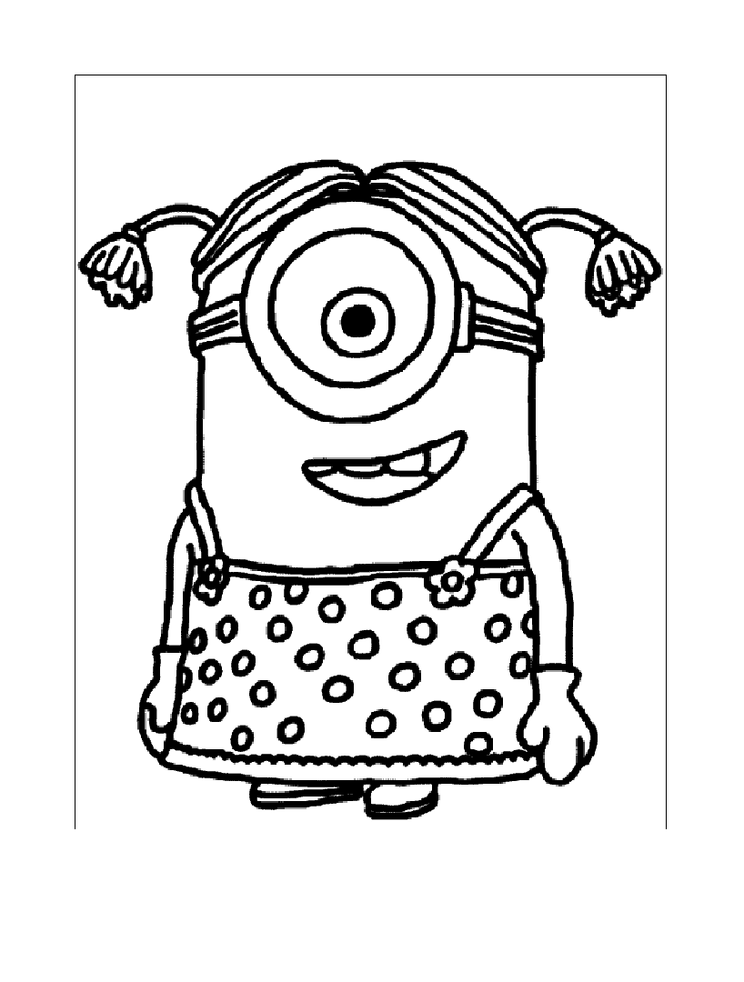 Despicable Me coloring page to print - Despicable Me Coloring Pages