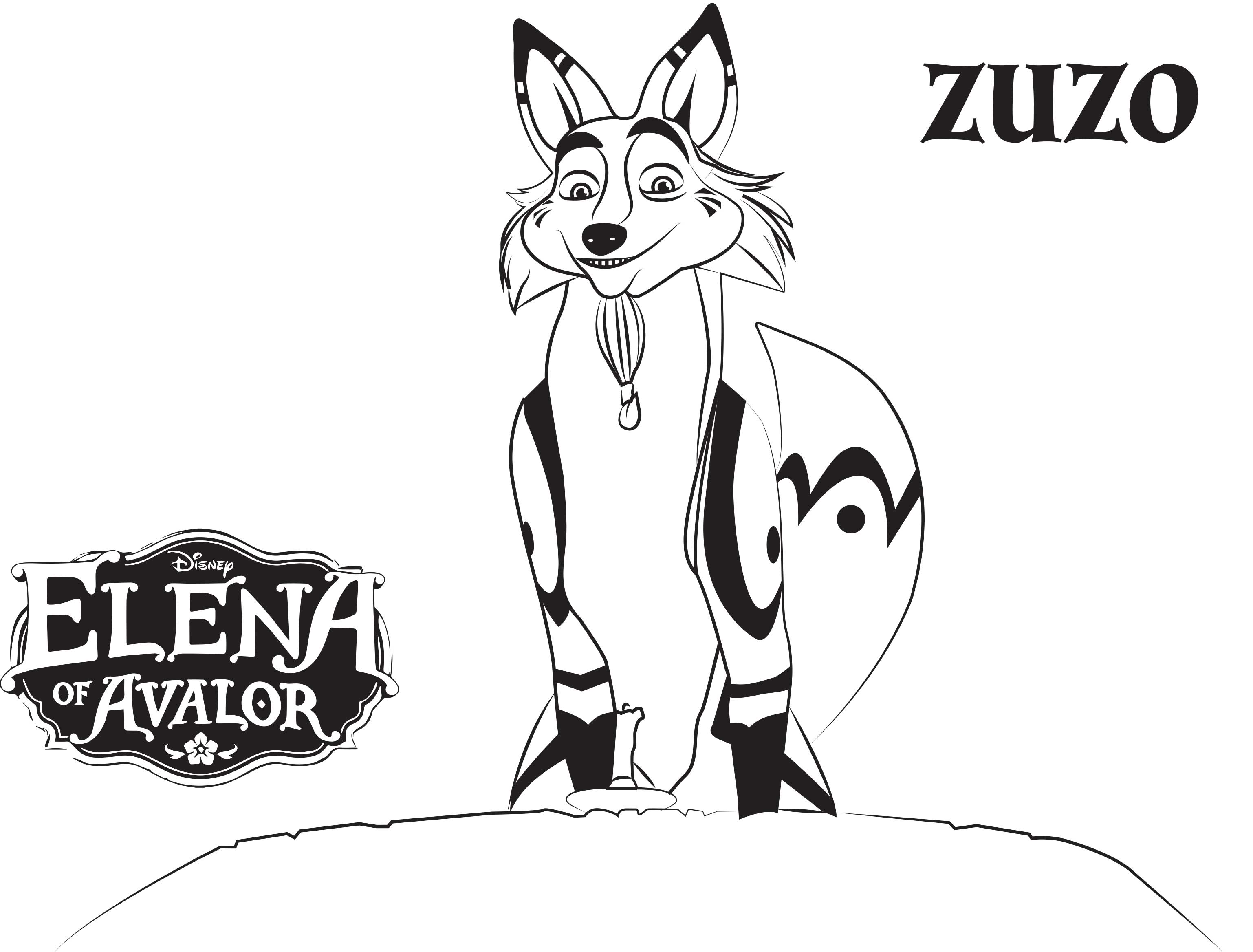 elena of avalor coloring pages to print