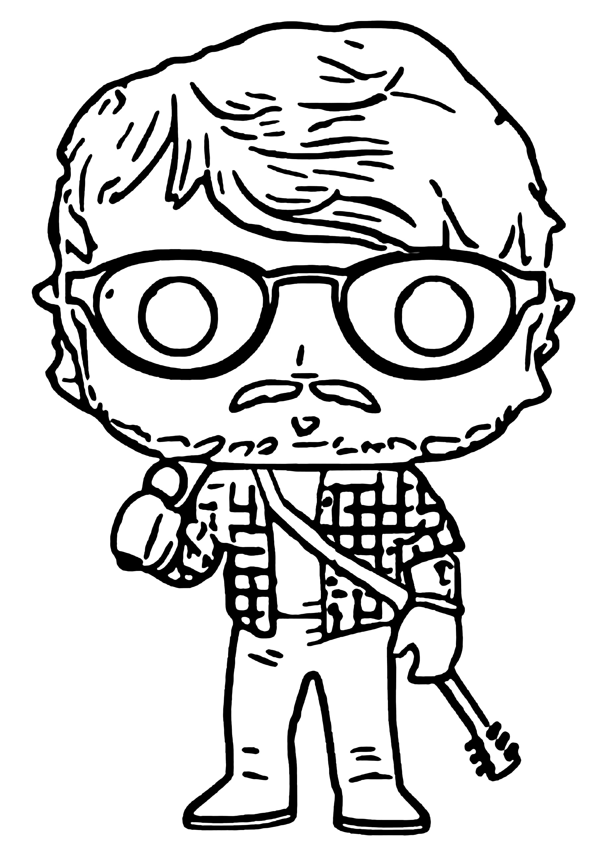 Ed Sheeran - Funko Pop Coloring Pages