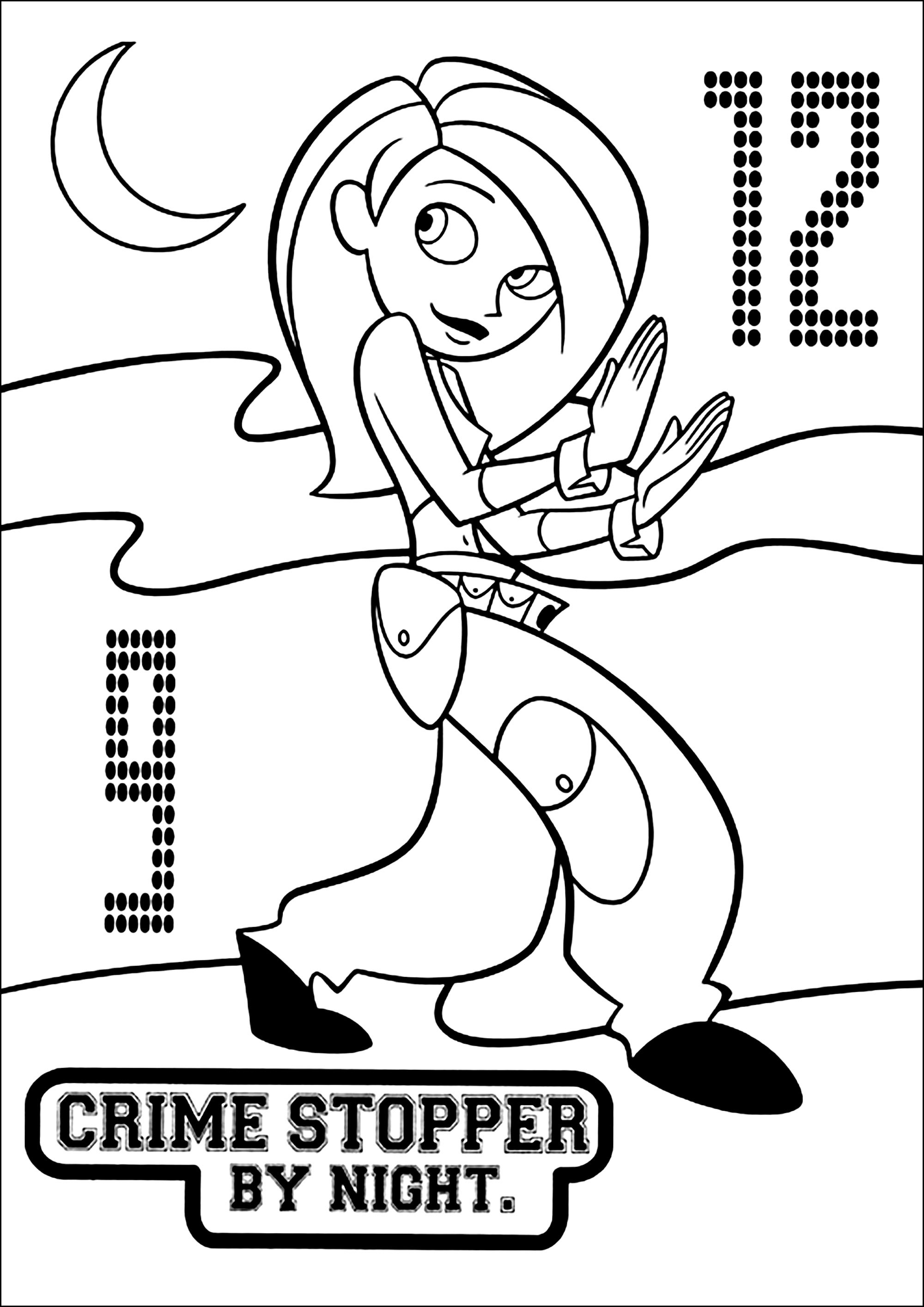 - Kim Possible Coloring Pages