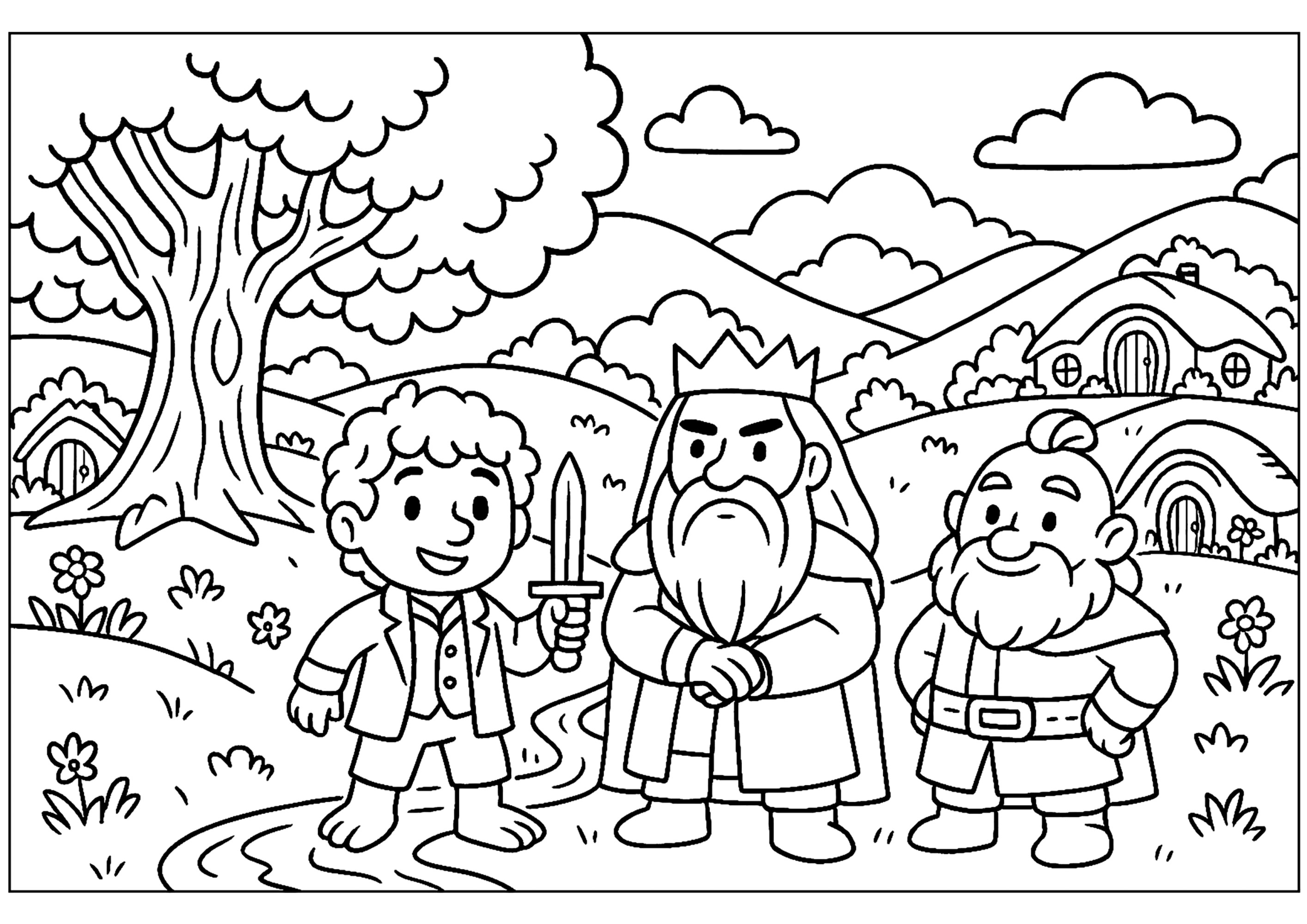 lord coloring pages