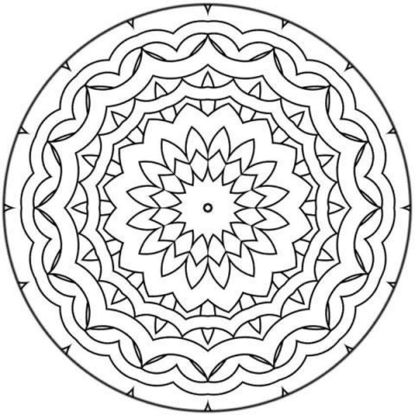 Mandalas free to color for children - Mandala Coloring Pages for Kids