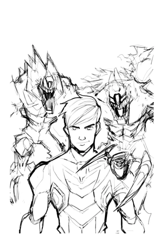 Max Steel image to download and color - Max Steel Coloring Pages