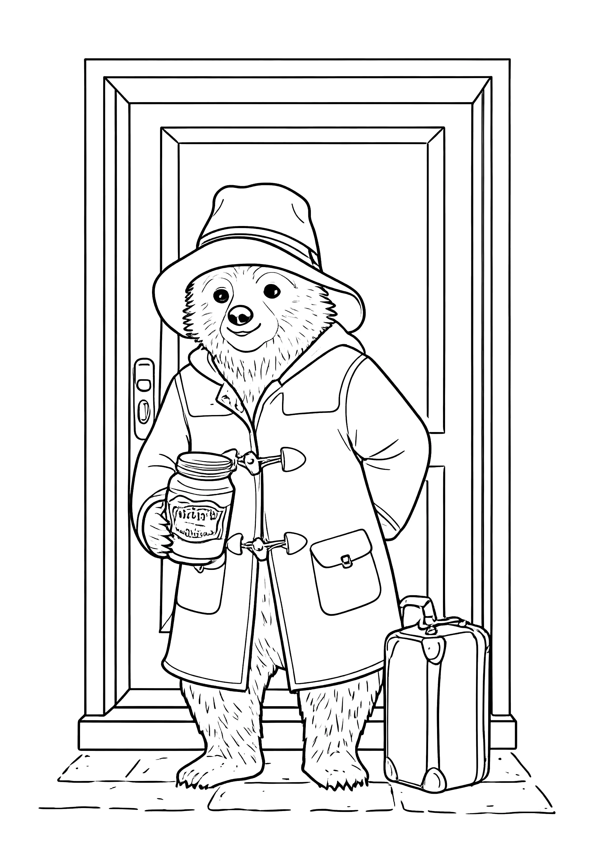 Paddington bear to print - Paddington Bear Coloring Pages