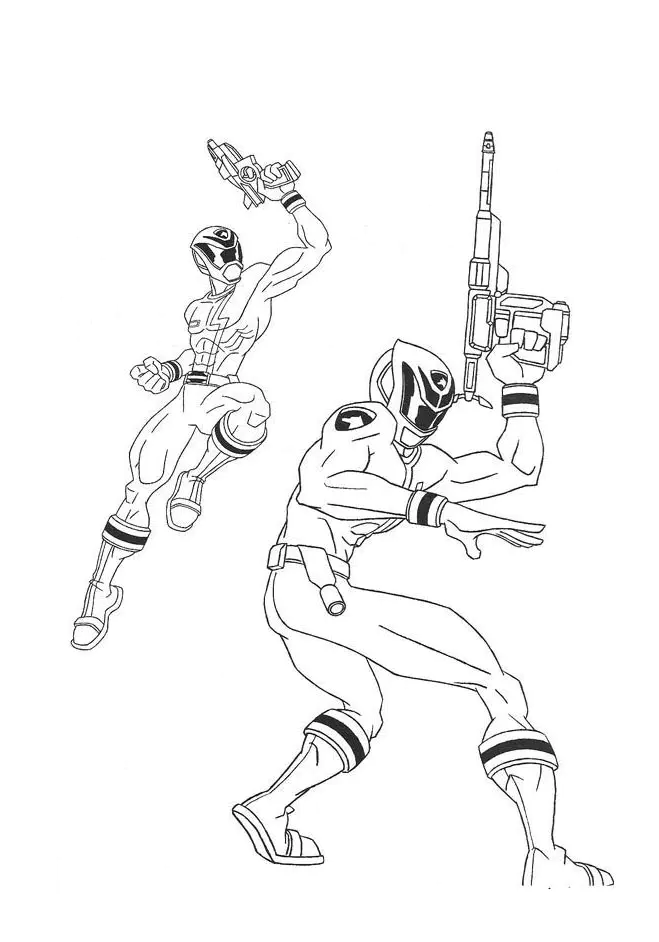 Free Power Rangers drawing to download and color - Power Rangers ...
