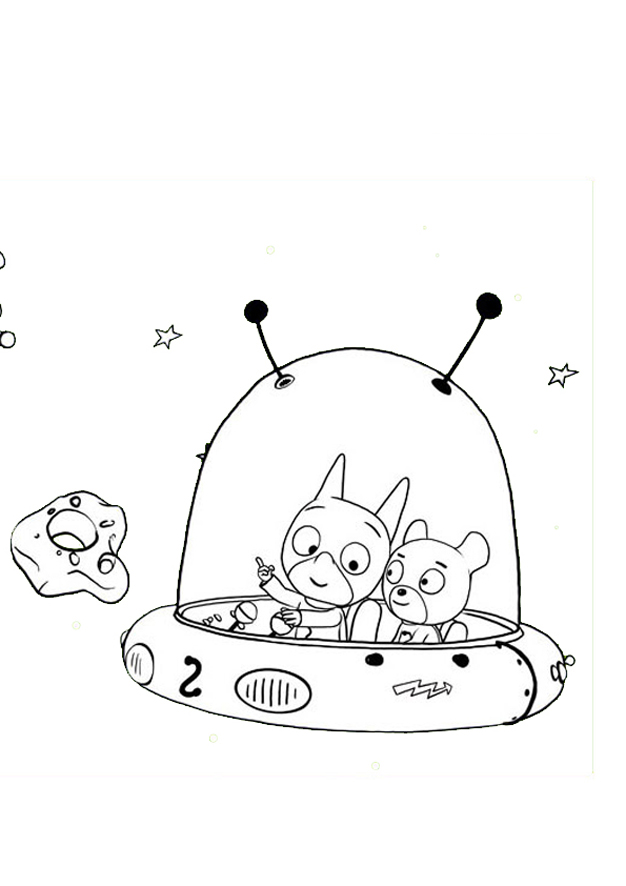 Image of Sam Sam to download and color - Sam Sam Coloring Pages