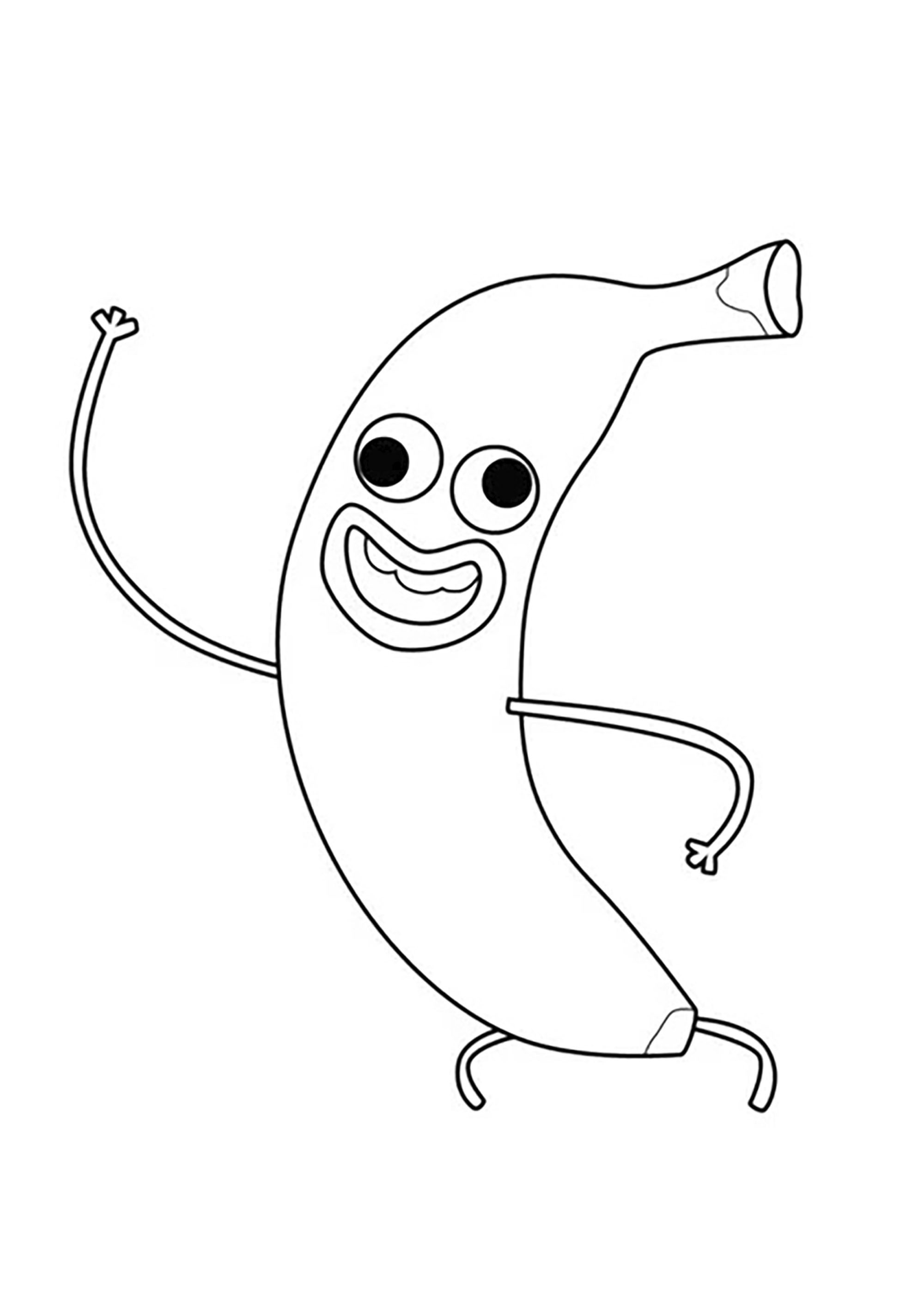 bananas in pajamas free coloring pages