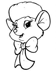 Bernard and Bianca coloring page to print for children - The Rescuers ...