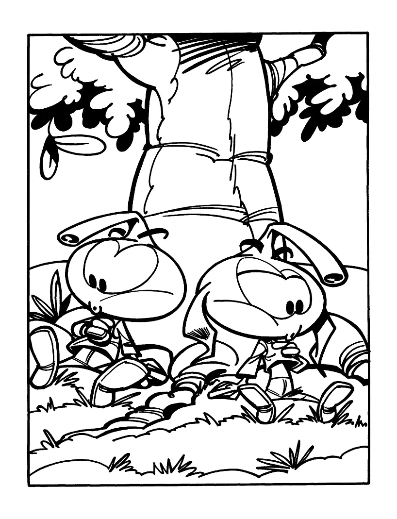 Image of The Snorkies to download and color - The Snorkies Coloring Pages