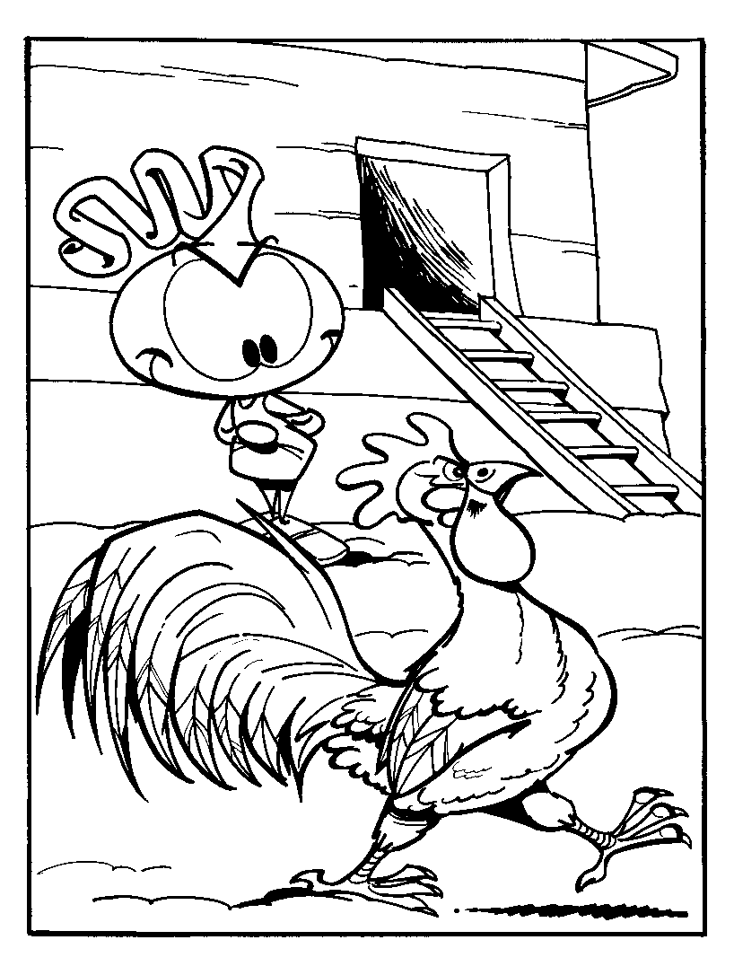 snorks coloring pages