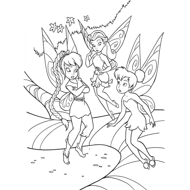 Image of The Fairy Tinker bell to download and color - Tinker Bell ...