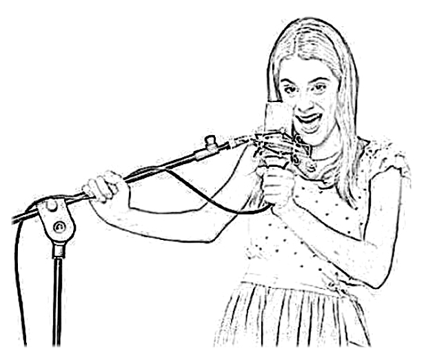Violetta to download for free - Violetta Coloring Pages