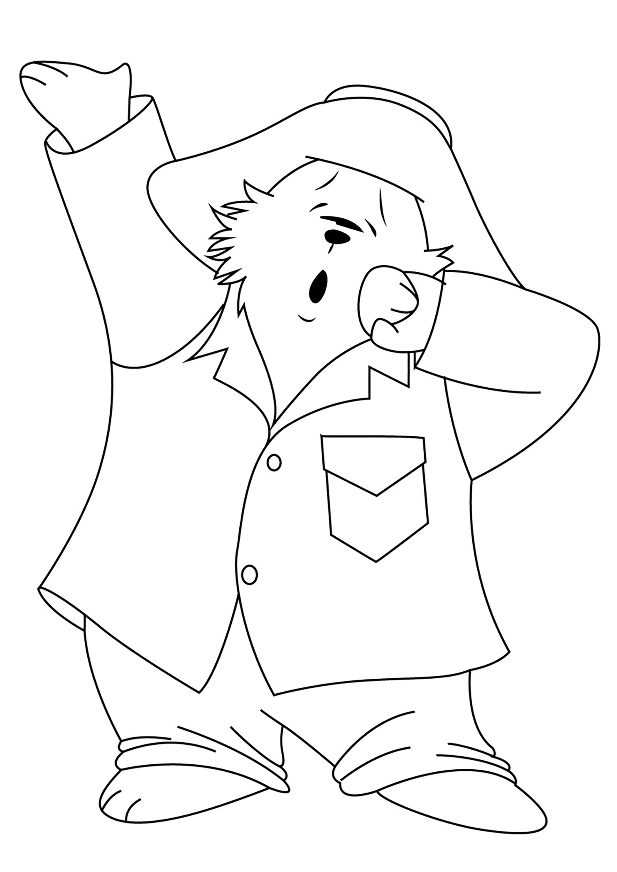 Kostenlose Ausmalbilder von paddington-bär zum Herunterladen ...