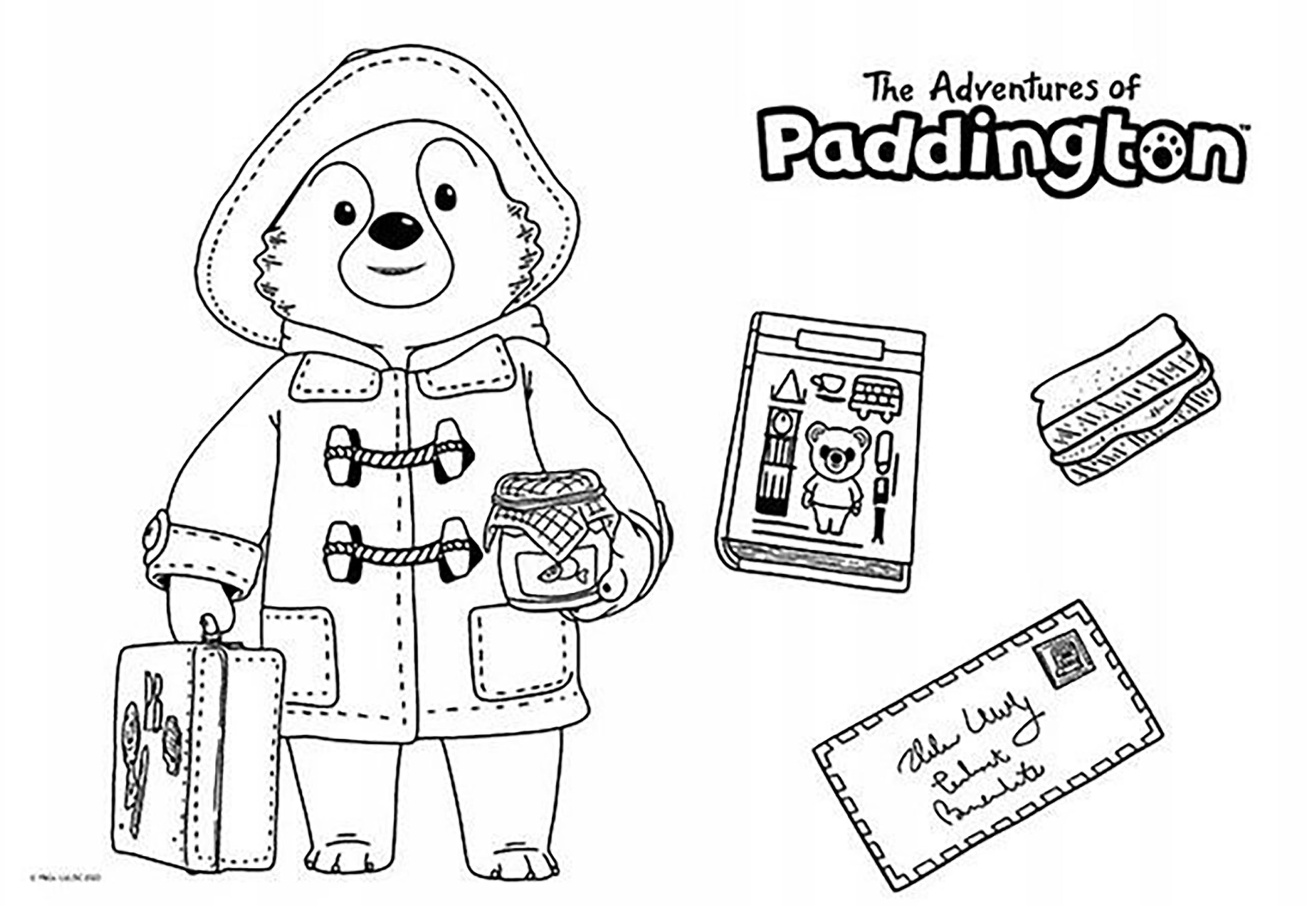 Ausmalbilder von paddington-bär zum Ausdrucken - Ausmalbilder von ...