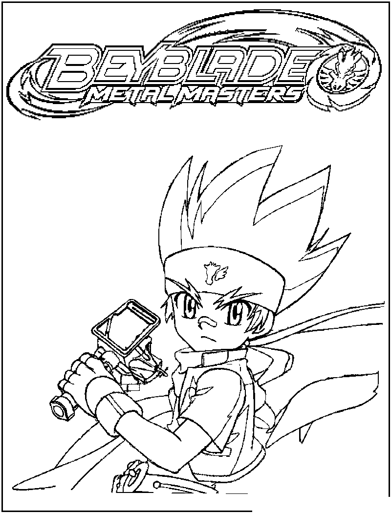 Páginas Para Colorear De Beyblade Para Niños Páginas De Beyblade Para