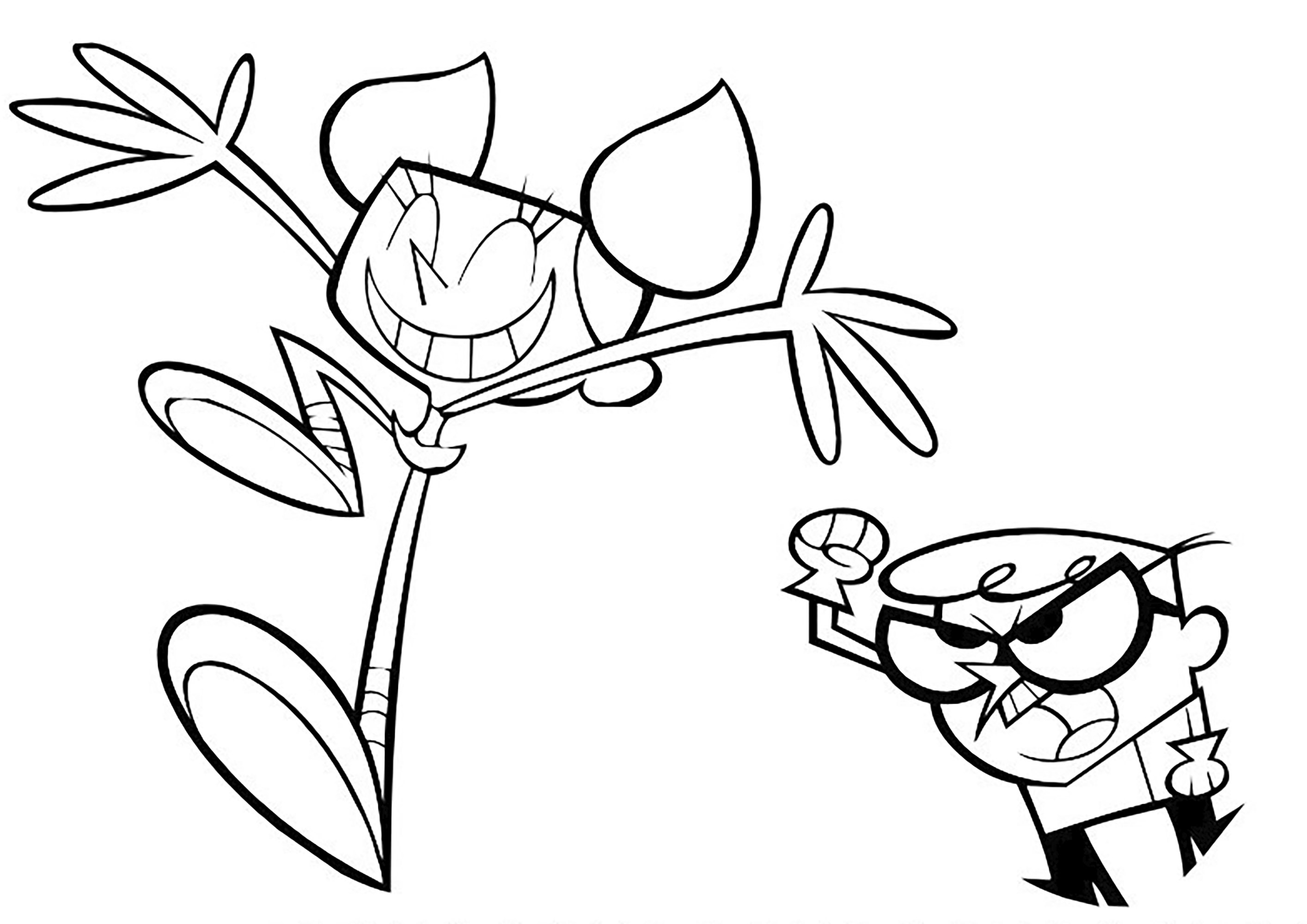 Dexter está enfadado con su querida hermana Dee Dee - Páginas de Dexter ...