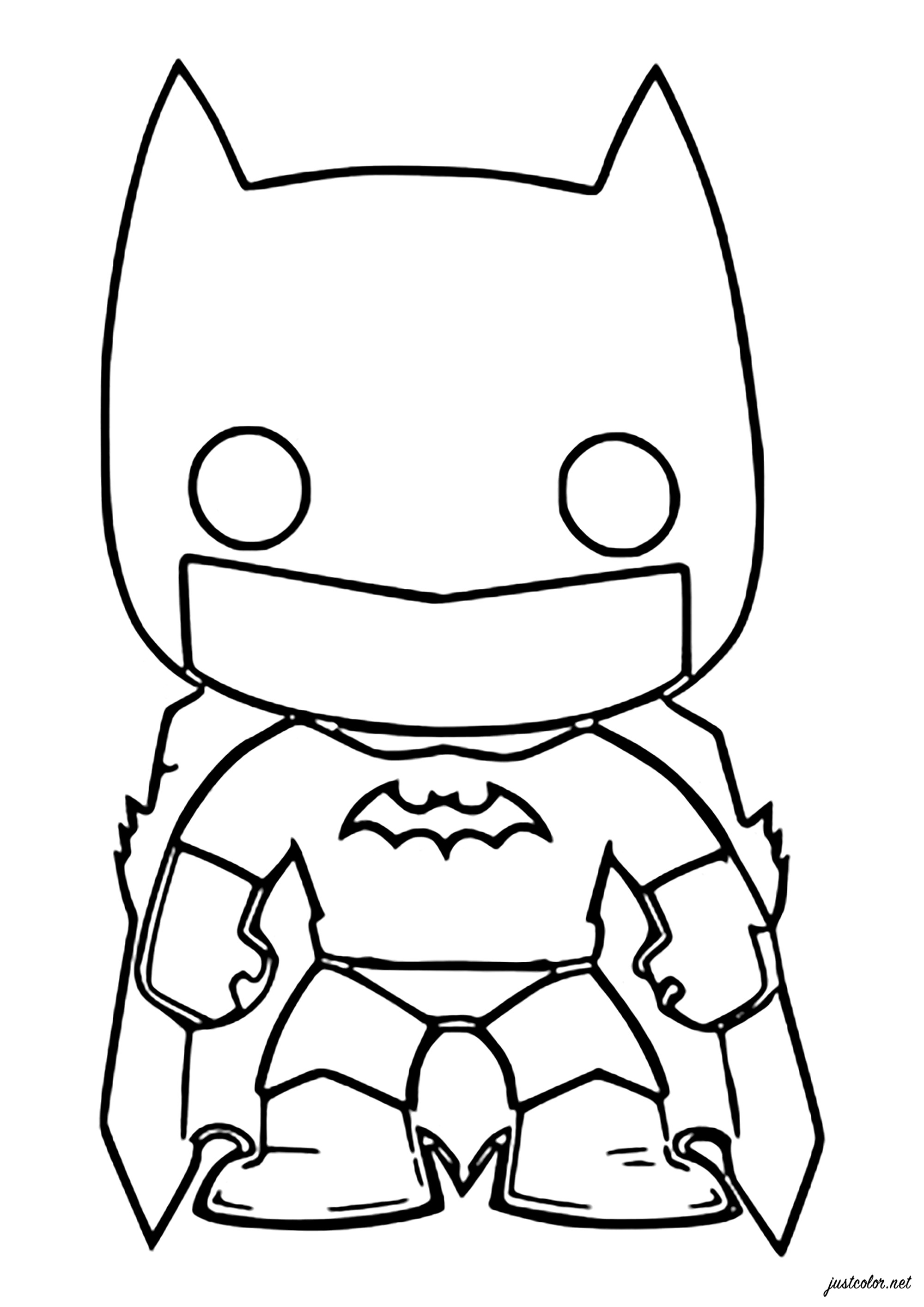 Batman - Páginas de Funko Pop para imprimir