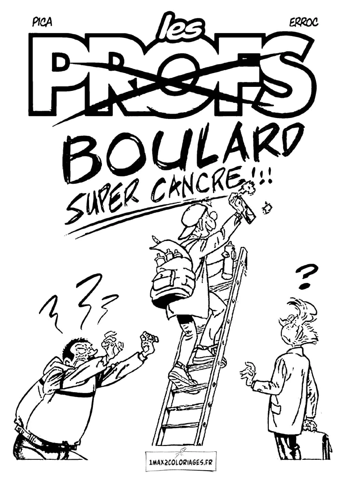 Portada de un cómic de Los profes: Boulard Super Cancre - Páginas de ...