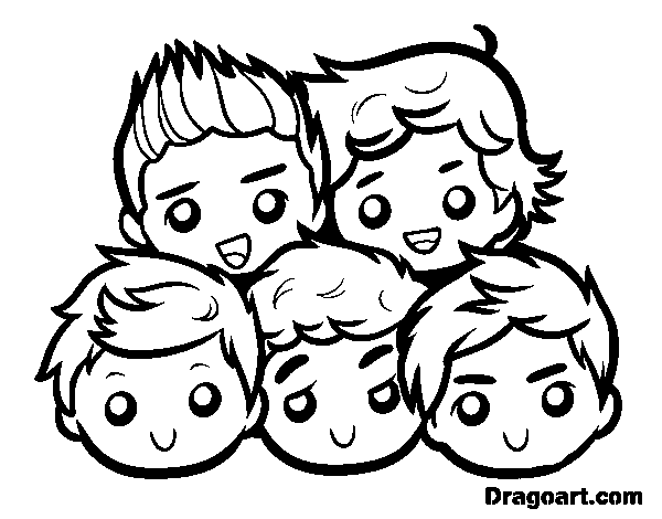 Dibujos Para Colorear De One Direction