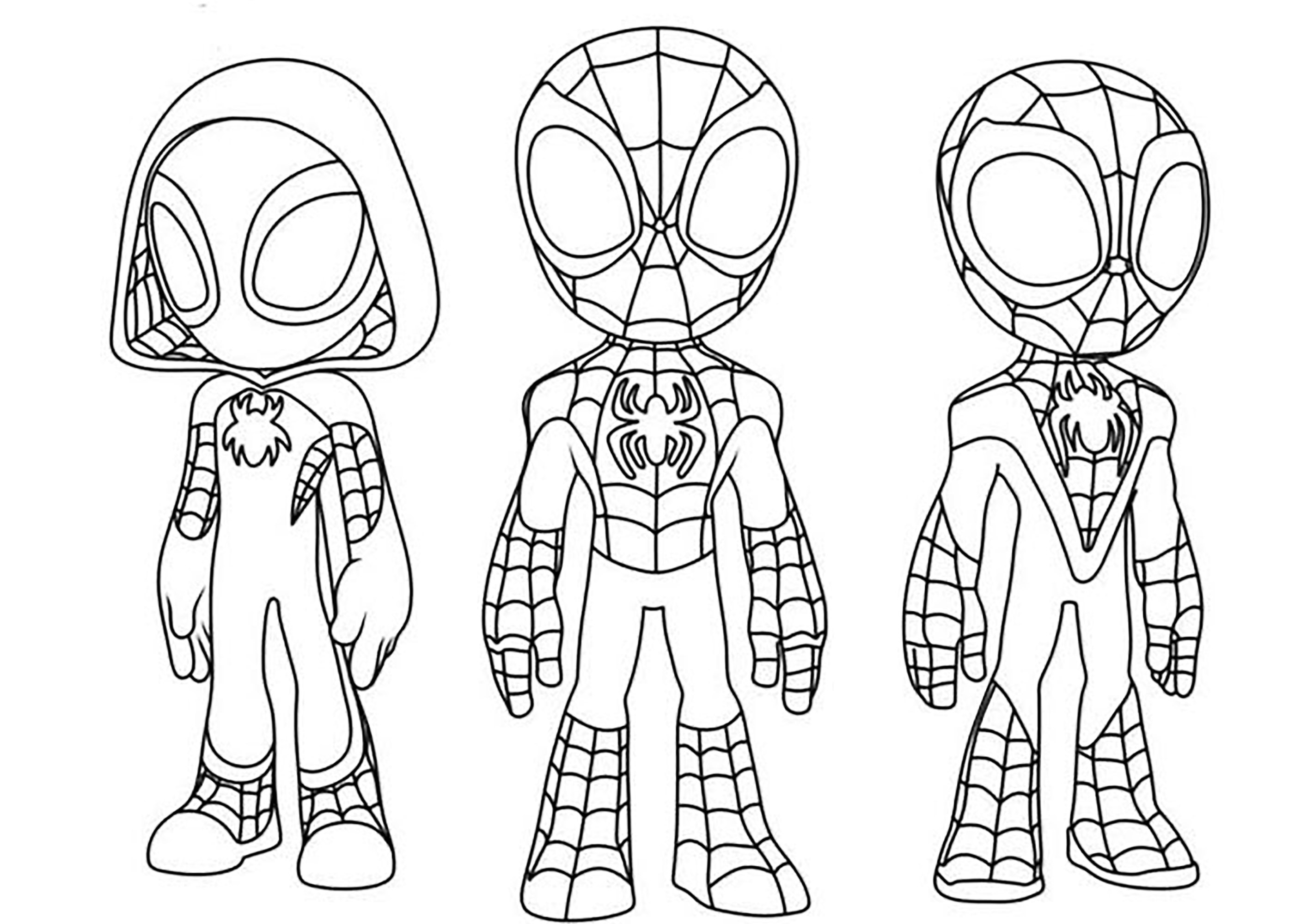 Personajes de Spidey y sus Asombrosos Amigos - Páginas de Spidey para ...