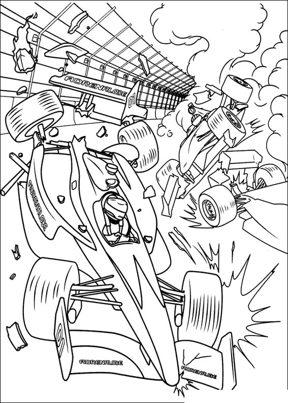 Páginas para colorear de Turbo para niños - Páginas de Turbo para imprimir