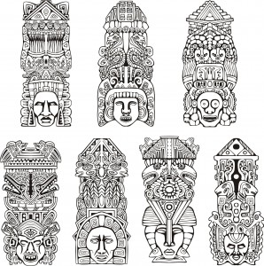 Our new coloring pages gallery "Mayans, Incas and Aztecs" - Coloring ...