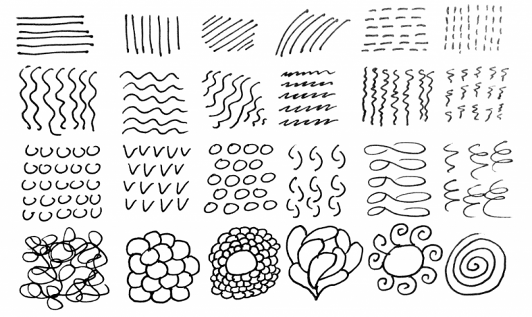 Zentangle exercises for beginners – Just Color : Coloring Pages for Adults